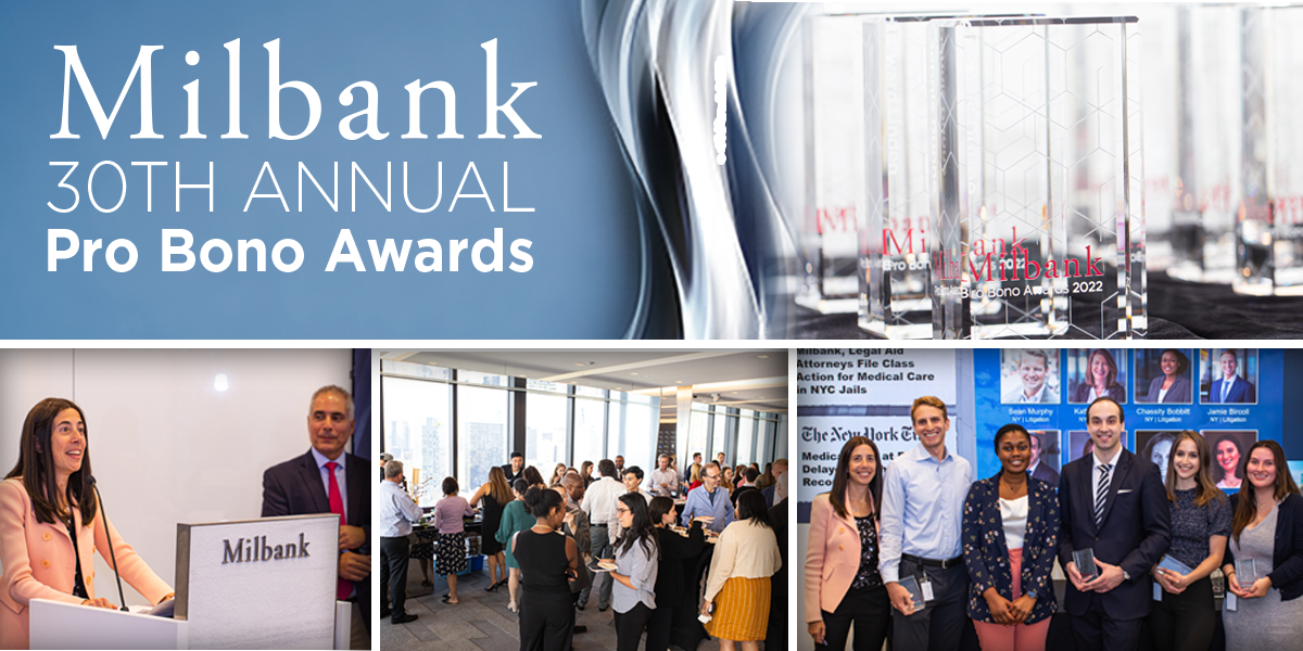Celebrating Pro Bono Advocacy at Our 30th Annual Awards Event