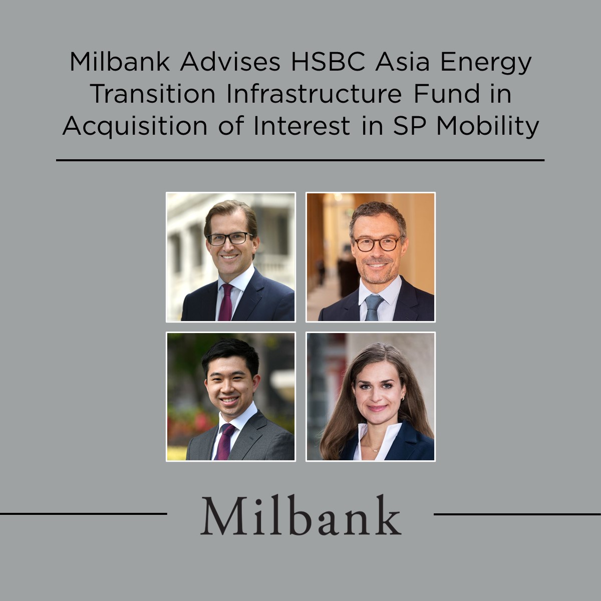 Milbank Advises HSBC Asia Energy Transition Infrastructure Fund in ...