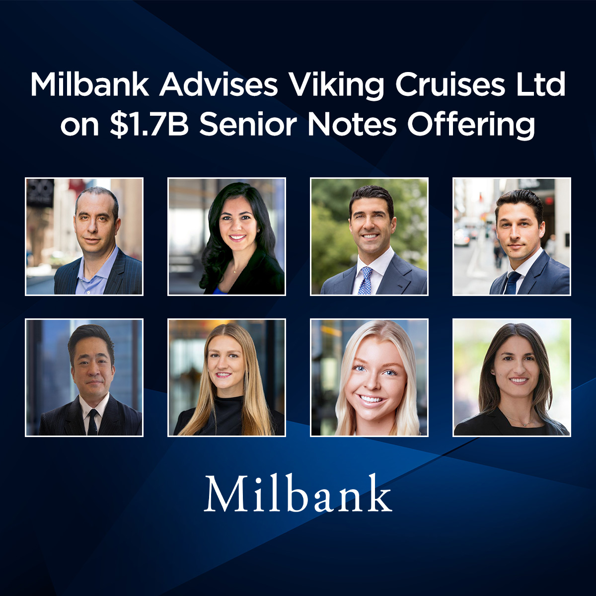 Milbank Advises Viking Cruises Ltd on $1.7B Senior Notes Offering