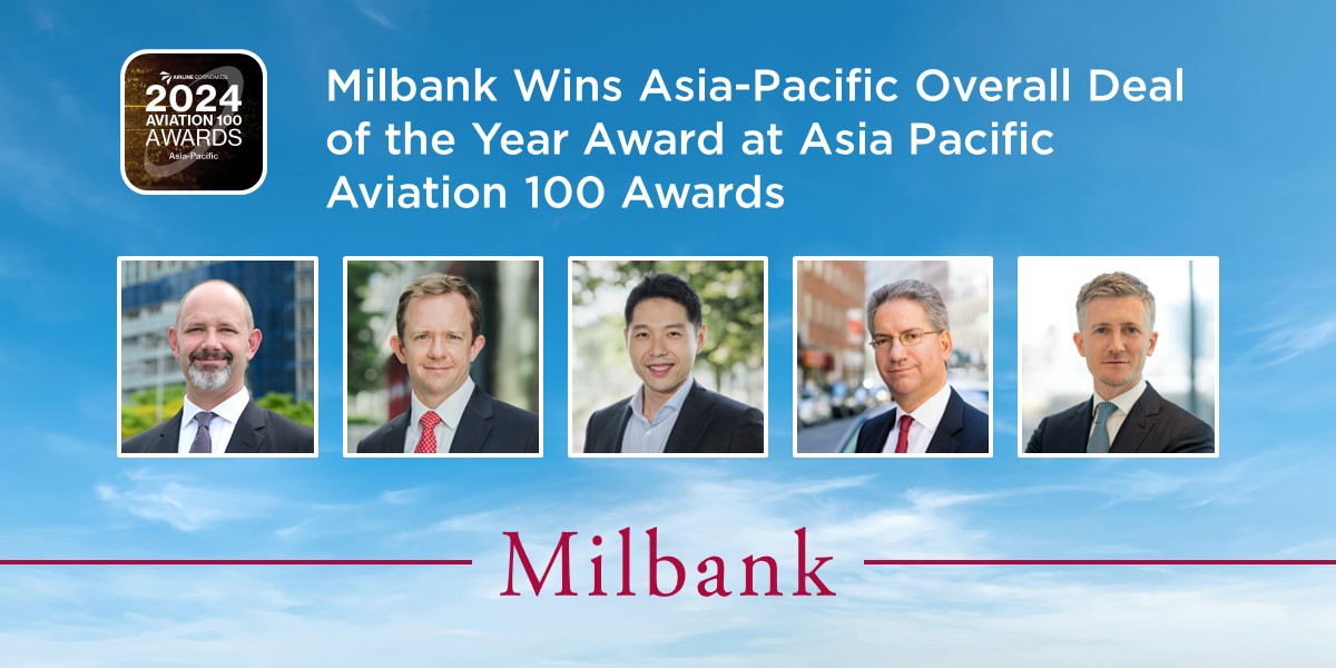 Milbank Wins Asia-Pacific Overall Deal of the Year Award at Asia ...