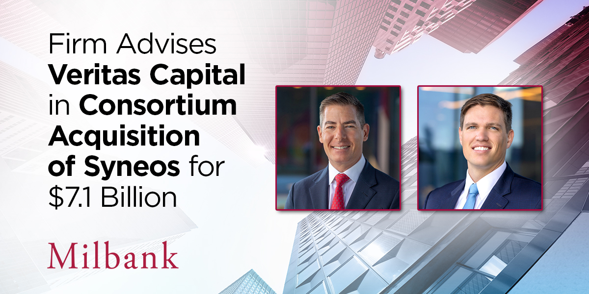 Milbank Advises Veritas Capital in Consortium Acquisition of Syneos for ...