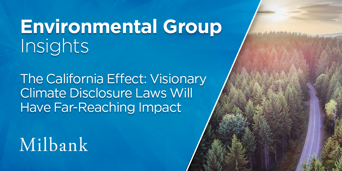 The California Effect: Visionary Climate Disclosure Laws Will Have Far ...
