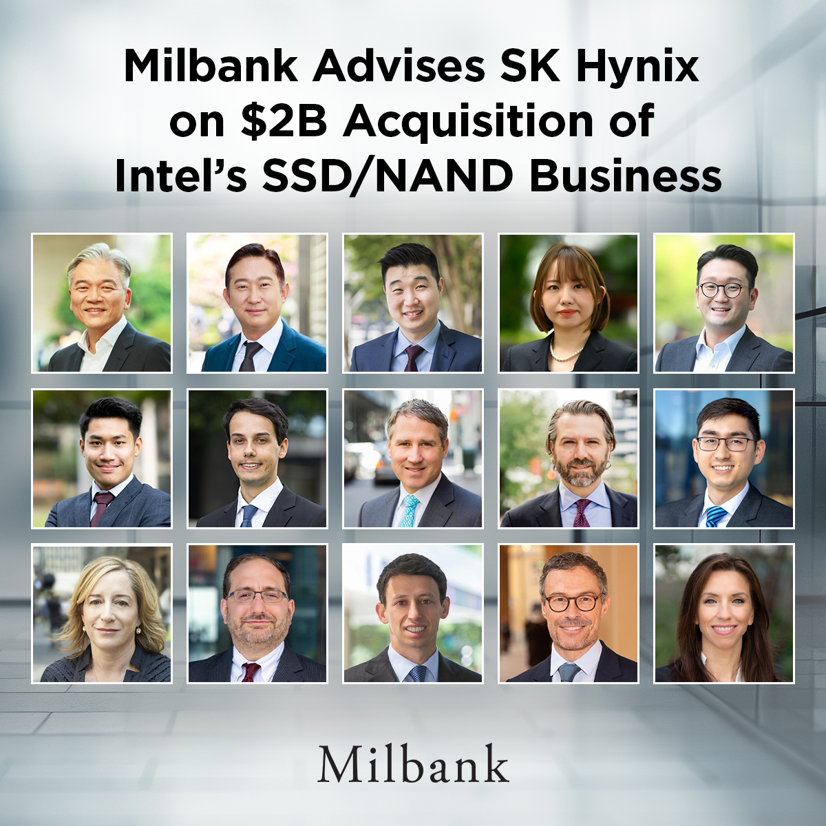 Milbank Advises SK hynix on $2B Acquisition of Intel’s SSD/NAND Business