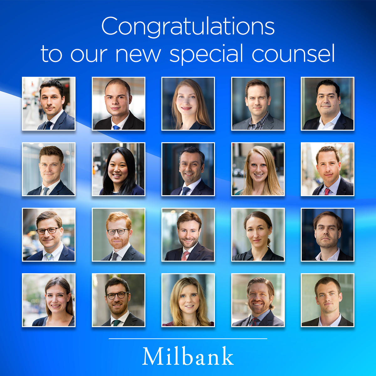 Milbank Announces 2025 Special Counsel