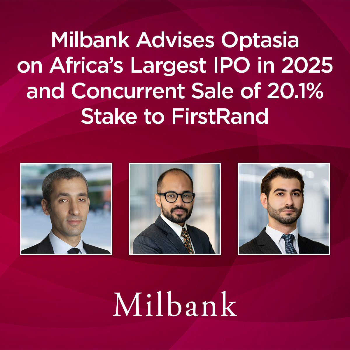 Milbank Advises Optasia on Africa’s Largest IPO in 2025 and Concurrent ...