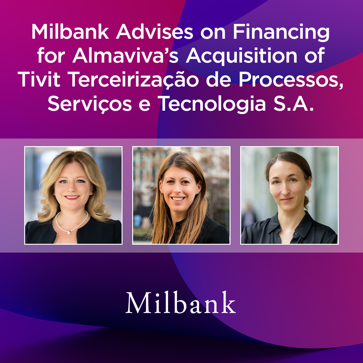Milbank Advises on Financing for Almaviva’s Acquisition of Tivit ...