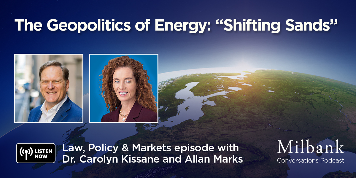 The Geopolitics of Energy: “Shifting Sands”