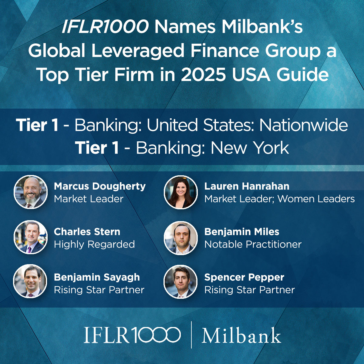 IFLR1000 Names Milbank’s Global Leveraged Finance Group a Top Tier Firm ...