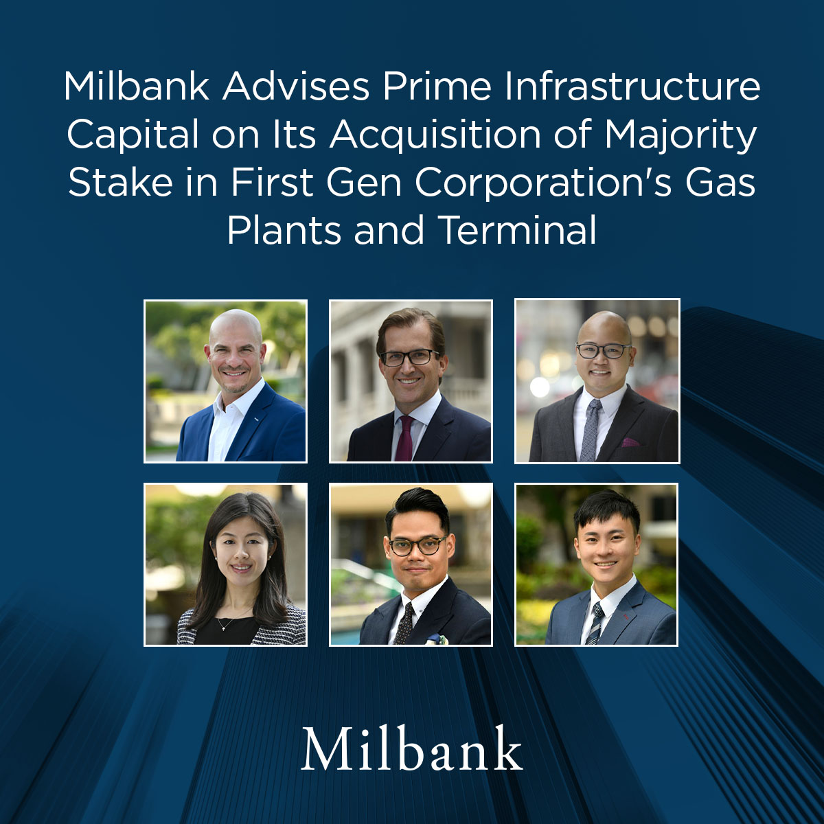 Milbank Advises Prime Infrastructure Capital on Its Acquisition of ...