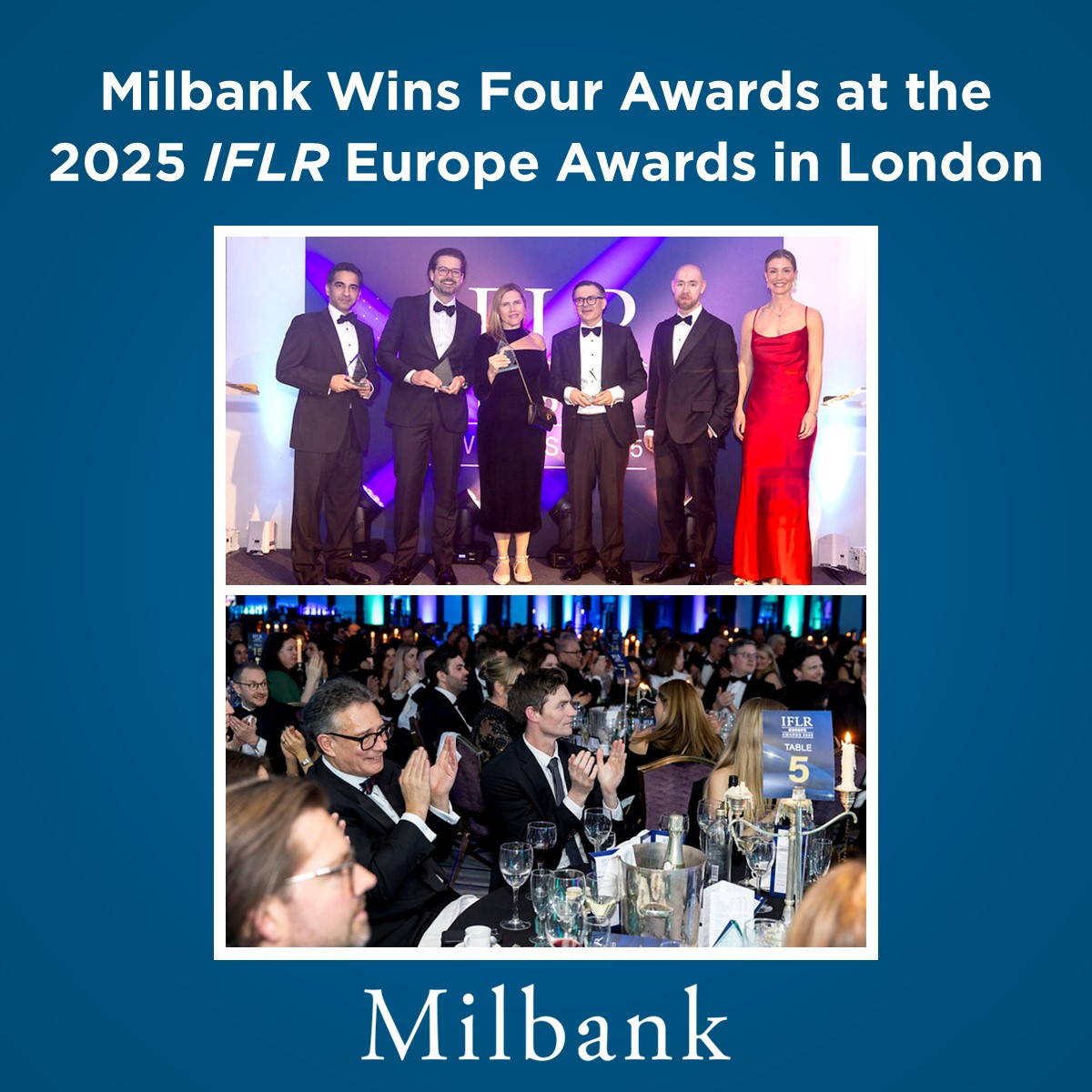 Milbank Honored with Four Awards, Shortlisted for 12 at 2025 IFLR ...
